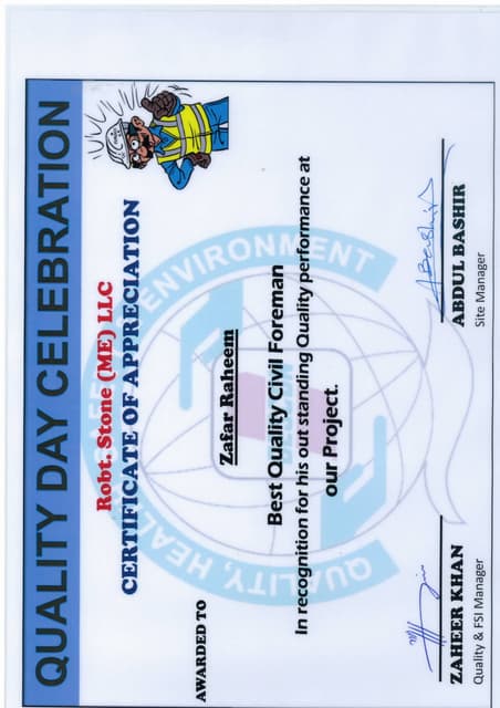 C.V - Civil foreman-02 | PDF