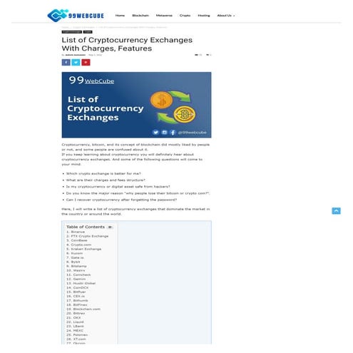 List of cryptocurrency exchanges | PDF