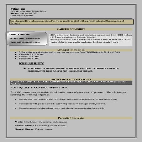 vikas cv | PDF
