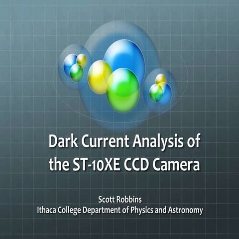 DarkCurrentPresentation | PPTX | Physics | Science