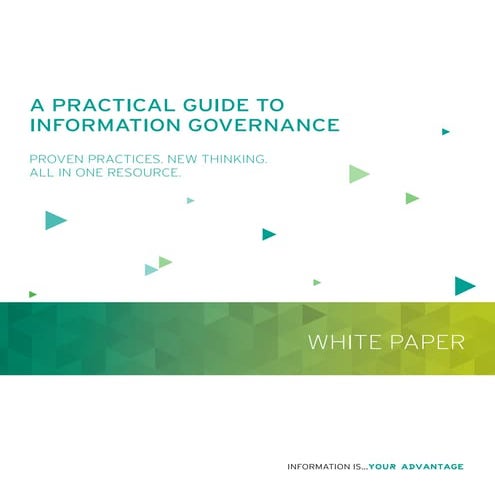 A Practical Guide To Information Governance | PDF