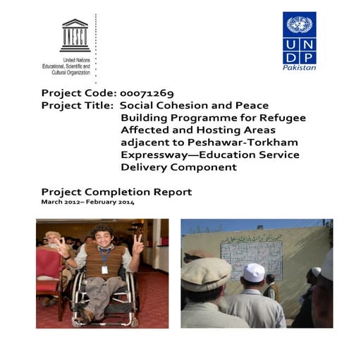 Project Completion Report 2014 | PDF