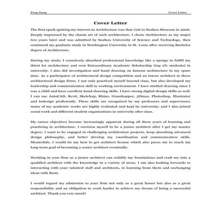 cover letter revised | PDF