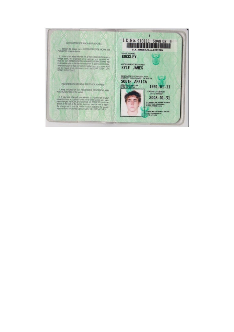 Identity Document Identity Document