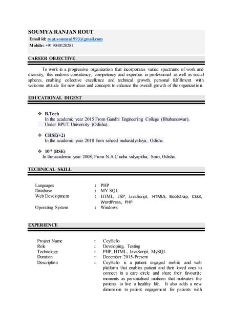 Kanhu Charan Patra Resume(1) | DOC