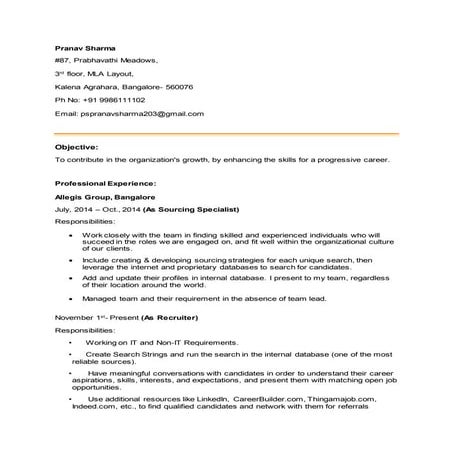 Pranav resume | DOCX