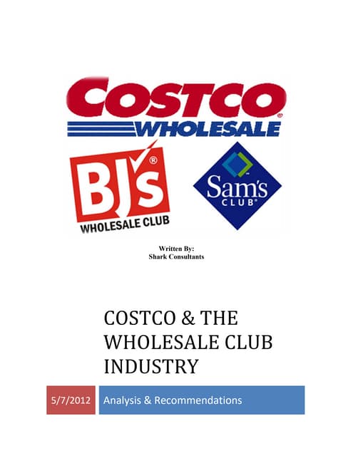 CostCo - Global Expansion Strategy | PPTX | Retail Industry | Industries