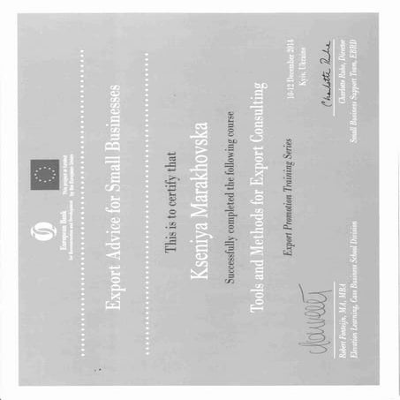 Export training EBRD 12_14 | PDF