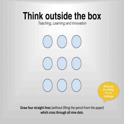 Think out the box - Interactive presentation | PPT