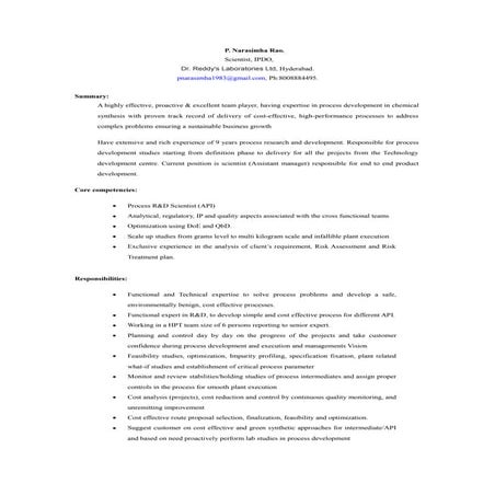 Resume | PDF