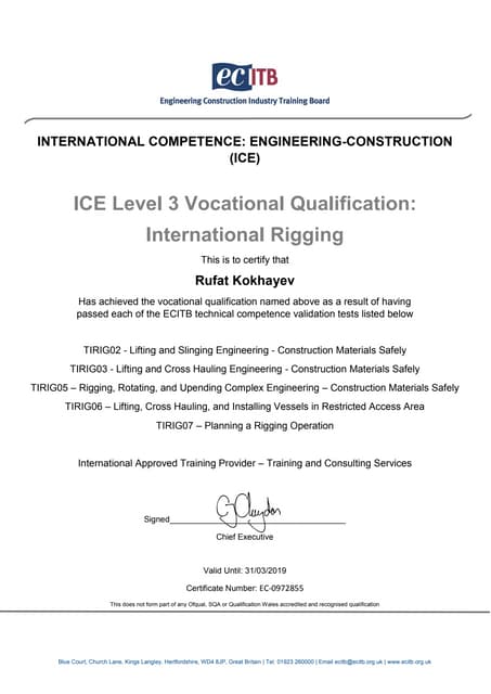 PCN L2 ET certificate | PDF | Education