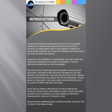 Securitech Systems | PDF