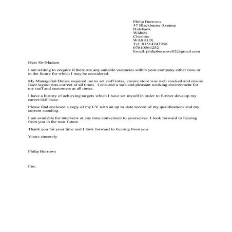 philip burrows spec letter new 2012 | DOC