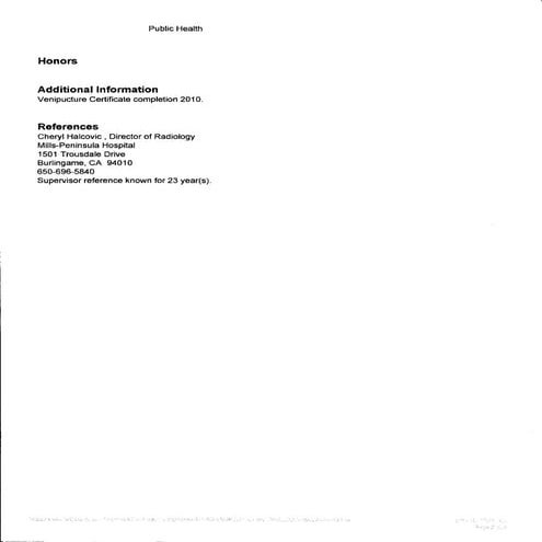 MY RESUME SECOND PAGE | PDF