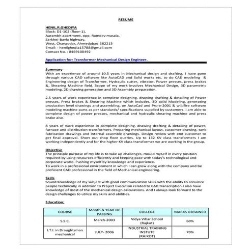 Resume_of_Design | PDF