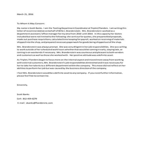BC Hydro Reference Letter | PDF