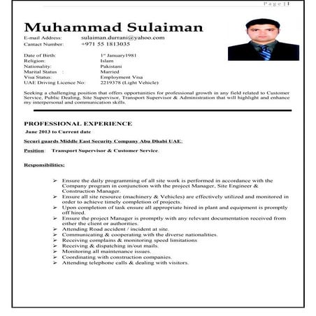 sulaiman CV | DOC