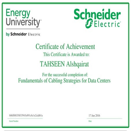 Data Center Project Management cert | PDF