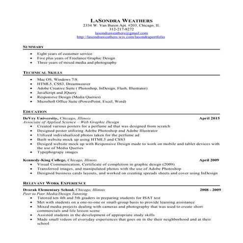 Leah Edelman's Resume | PDF
