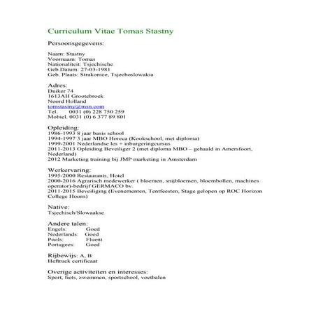 Curriculum_Vitae_Tomas_Stastny | DOC