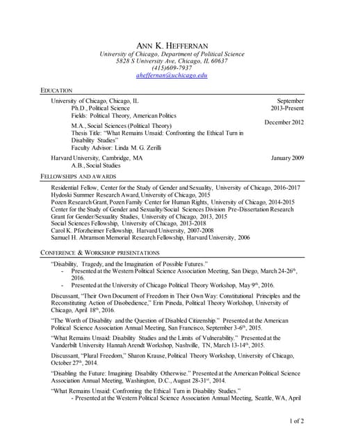 CV - without references | PDF