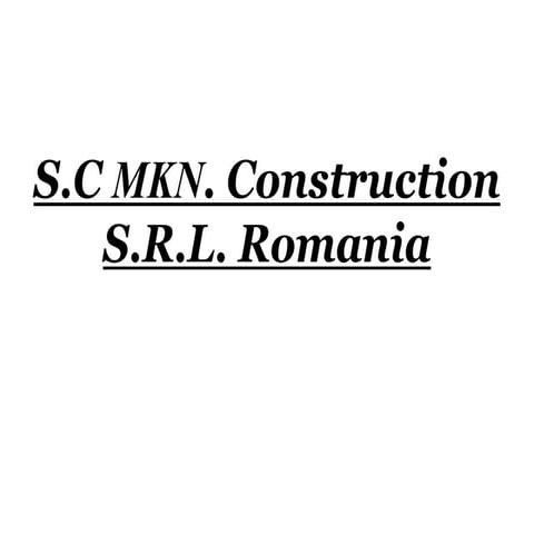 PREZENTARE FIRMA PRESTARI CONSTRUCTII | PPTX