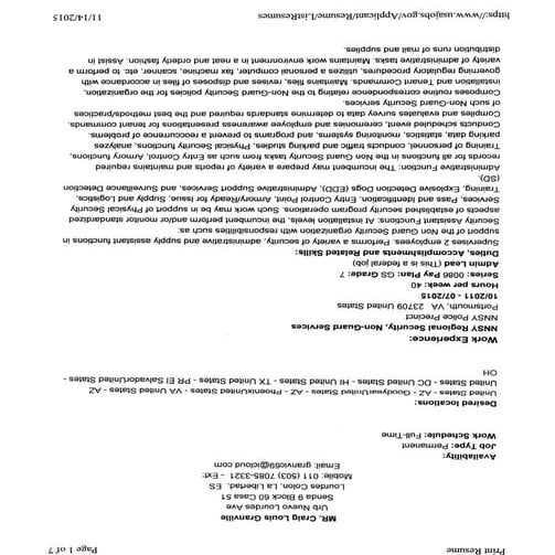 Craig Granville Resume | PDF