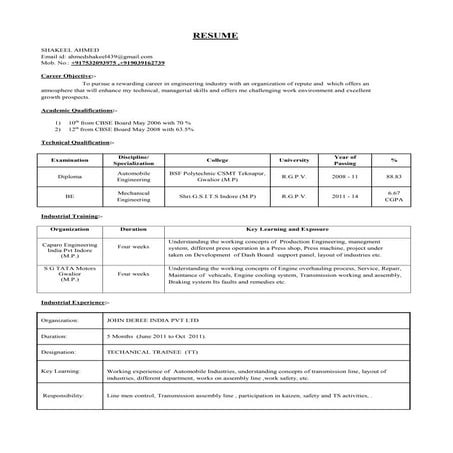 manish new resume | DOC