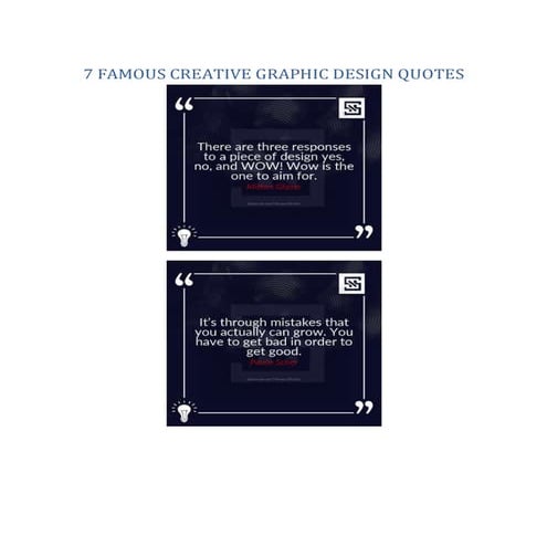 7 famous creative graphic design quotes | DOCX