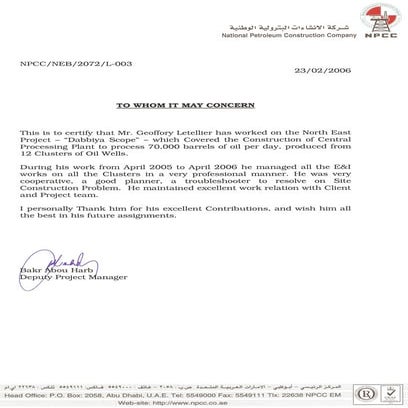 NPCC Abu Dhabi | PDF