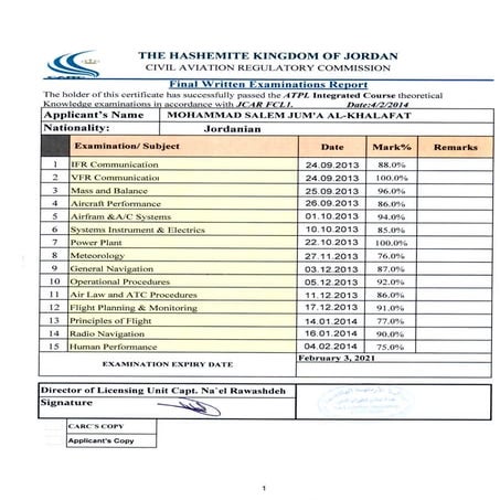 Final written examination report (1) | PDF
