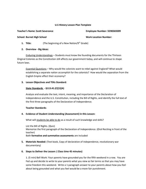 Sample lesson plan column format | DOCX | Equine Sports | Sports
