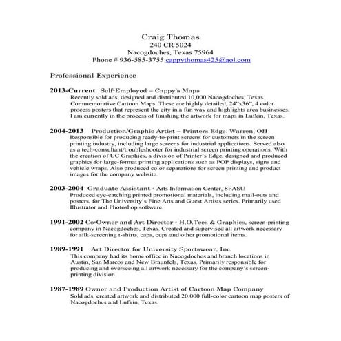 CT Resume_2016Sept | PDF