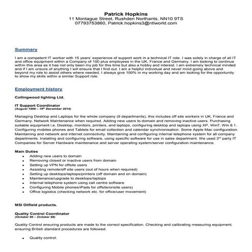 CV of Lynn_Kearney | DOC