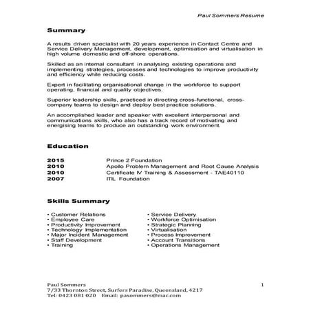 Resume June 2016 | DOCX