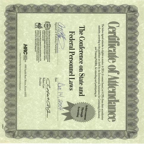 Certificate | PDF