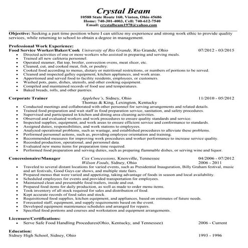 yvette's resume | DOCX