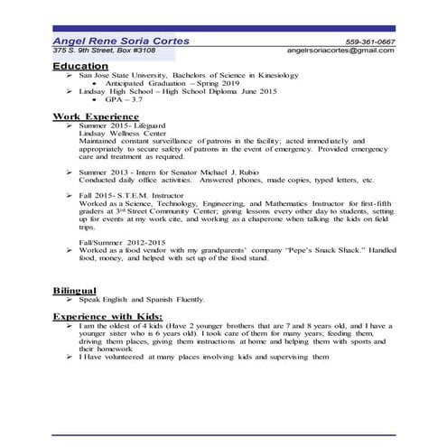 Angel Cortes Resume | DOCX