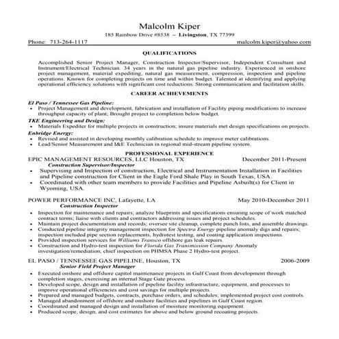 Kiper,_Malcolm_Resume_Current 6 1 2015 | DOC