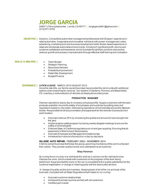Bryce Resume Recent | DOCX