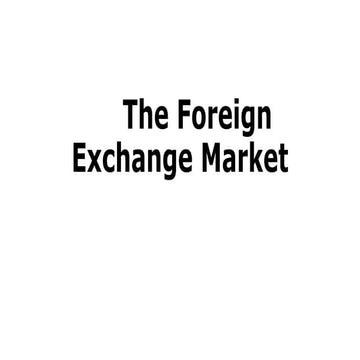 7 foreign exchange market | PDF