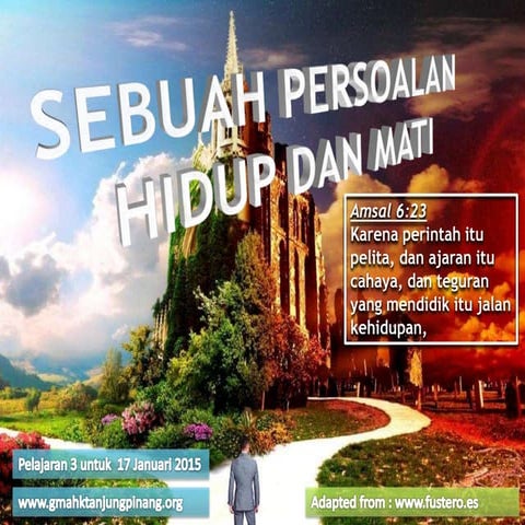 Pelajaran Sekolah SABAT ke-3 Triwulan 1 2015 (bahasa indonesia) | PPT