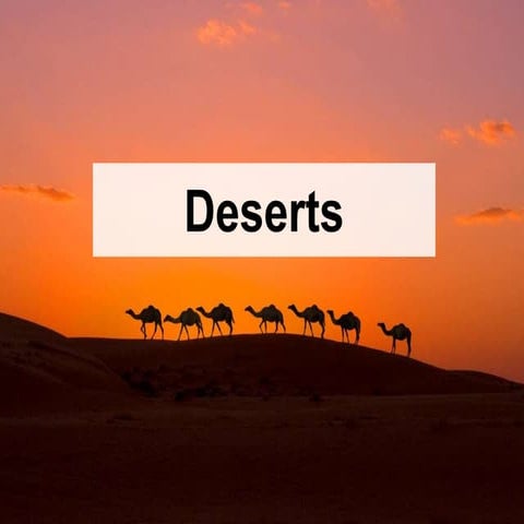 Year7 geo deserts | PPTX