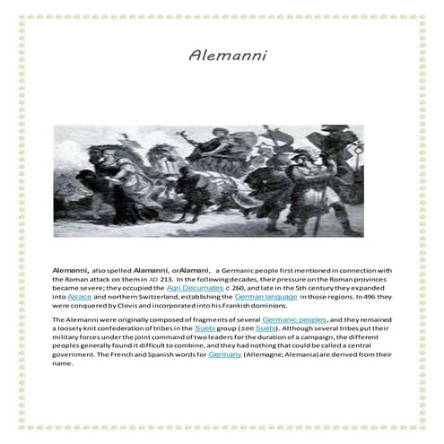 7 germanic tribes | DOCX