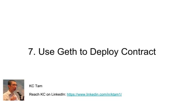 Use Geth To Deploy Contract Pdf Programming Languages Computing