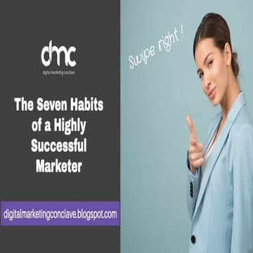 The Seven Habits of a Highly Successful Marketer | PDF