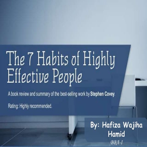 7habits presentation | PPTX