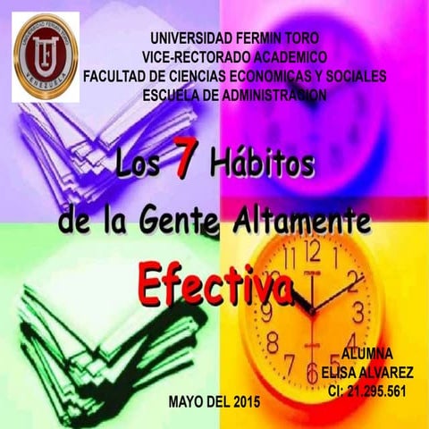 Presentacion 7 habitos de la gente altamente efectiva | PPSX