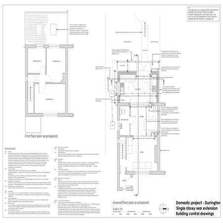 A2768 103 - floor plans - building regs | PDF