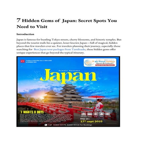 7 hidden gems of Japan secret spots you need to visit.docx